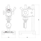 Asker CL-150 Constant Load Durometer Stand