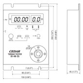 Imada Cedar DI-4B-25 Digital Torque Tester for Air Tools and Impact ...