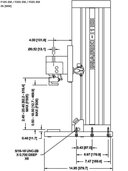 Mark-10 F105-EM Force Test frame with EasyMESUR® control panel ...