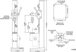 Mark-10 Advanced Motorized Torque Test Stands Series TSTM-DC