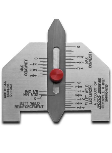 Fillet Weld Gauge Stainless Steel Set - GAL-82 2-1/8in to 3in G.A.L ...