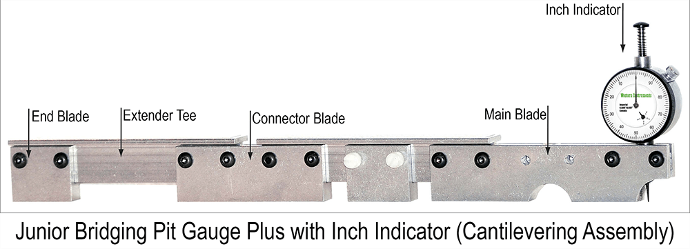 Western Instruments N88-11P-I Jr. Bridging Pit Depth Gauge Plus up to ...
