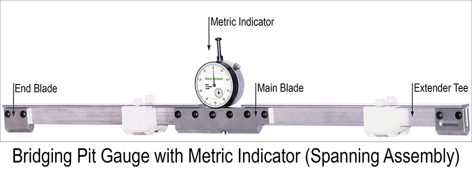 Western Instruments N88-9-M Bridging Pit Depth Gauge System up to 28-1/ ...