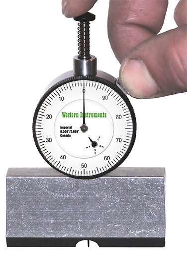 Western Instruments N88-2-I Basic Pit Depth Gauge, Inch Dial Indicator ...