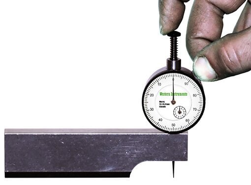 Western Instruments N88-5-M Reaching Pit Depth Gauge, Metric Dial ...