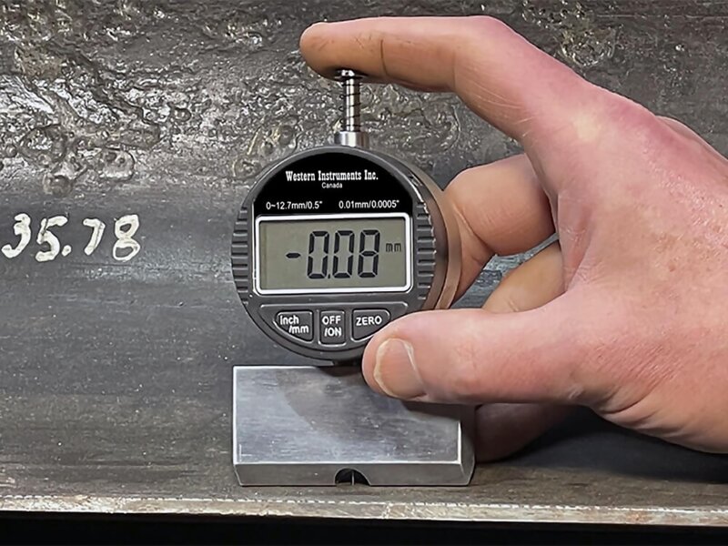 Western Instruments N88-2-D Basic Pit Depth Gauge, Digital Indicator ...