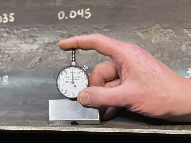 Western Instruments N88-2-I Basic Pit Depth Gauge, Inch Dial Indicator ...