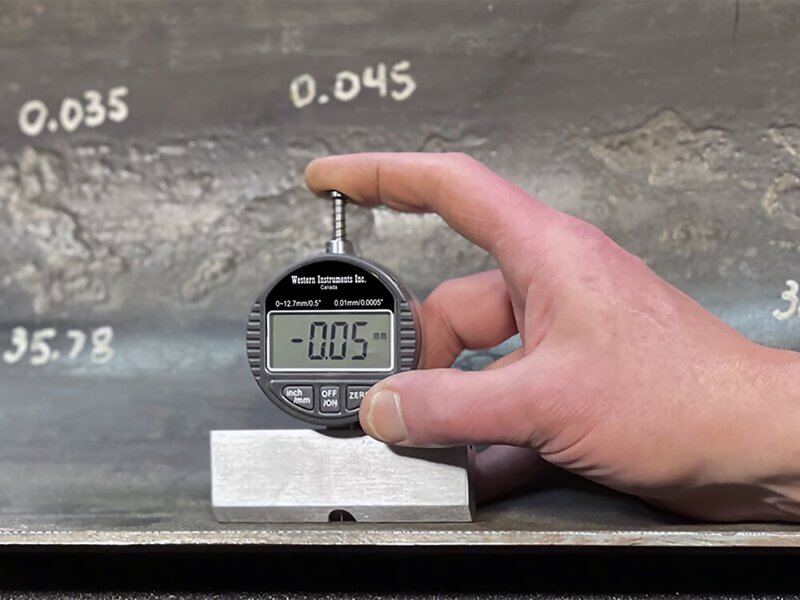 Western Instruments N88-3-D Basic Plus Pit Depth Gauge, Digital ...
