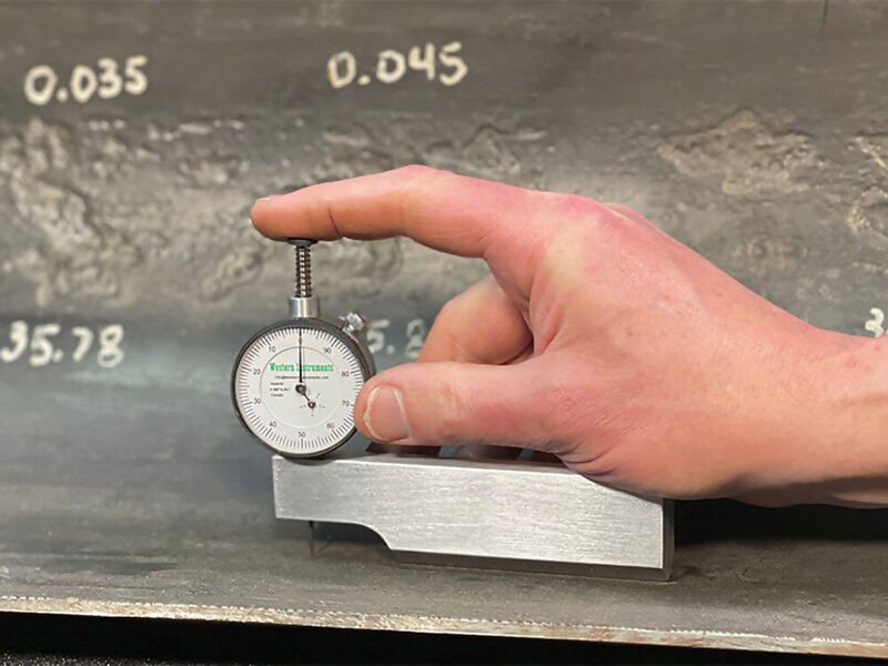 Western Instruments N88-5-I Reaching Pit Depth Gauge, Inch Dial ...