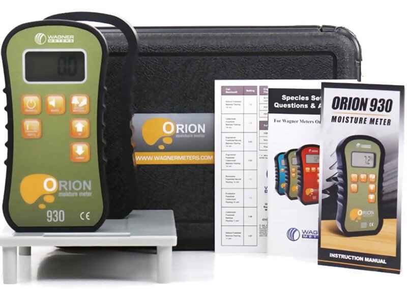 Wagner Orion 930 Dual Depth Pinless Wood Moisture Meter Kit with NIST ...