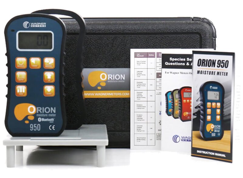 Wagner Orion 950 Smart Pinless Wood Moisture Meter with Internal EMC ...