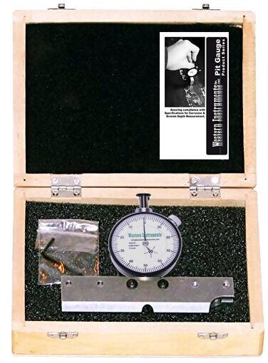 Western Instruments N88-9B Basic Bridging Pit Depth Gauge, Measures ...