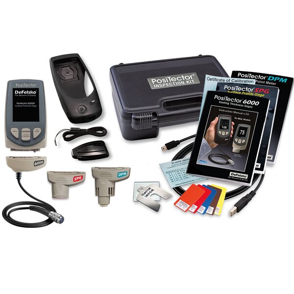 DeFelsko KITFS3 PosiTector Inspection Kit FS3 with Advanced Gage Body ...