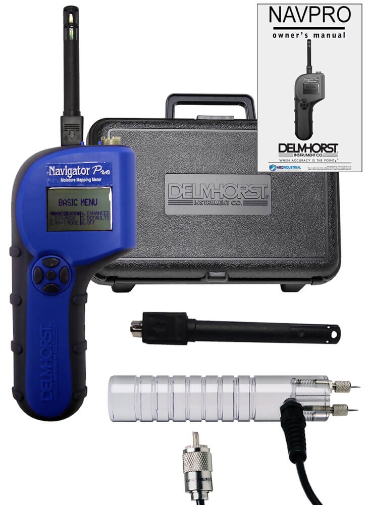 Delmhorst NAVPRO/BP Navigator Pro 3-in-1 Moisture Meter, Basic Package