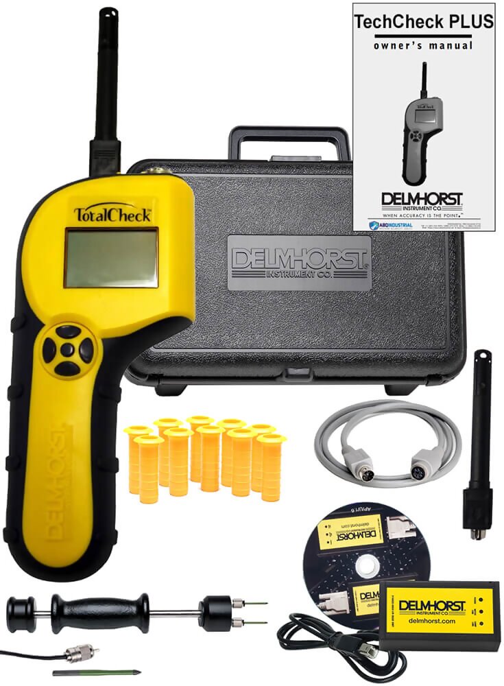 Delmhorst TCHECK/FP TotalCheck Flooring Package 3-in-1 Moisture Meter ...