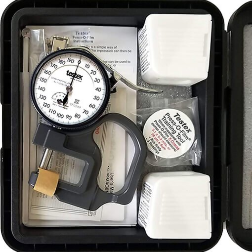 Testex TX-KIT Press-O-Film Replica Tape Kit with Micrometer Dial ...