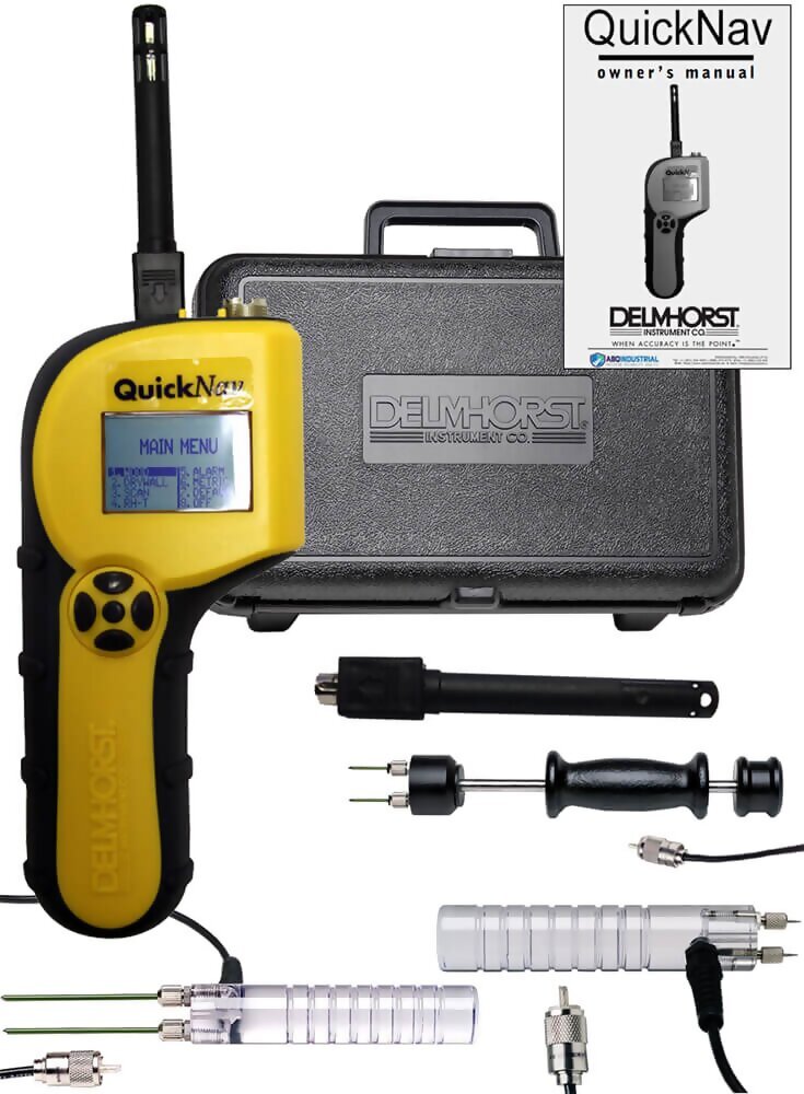 Delmhorst QUICKNAV/CP QuickNav Moisture Meter, Complete Package