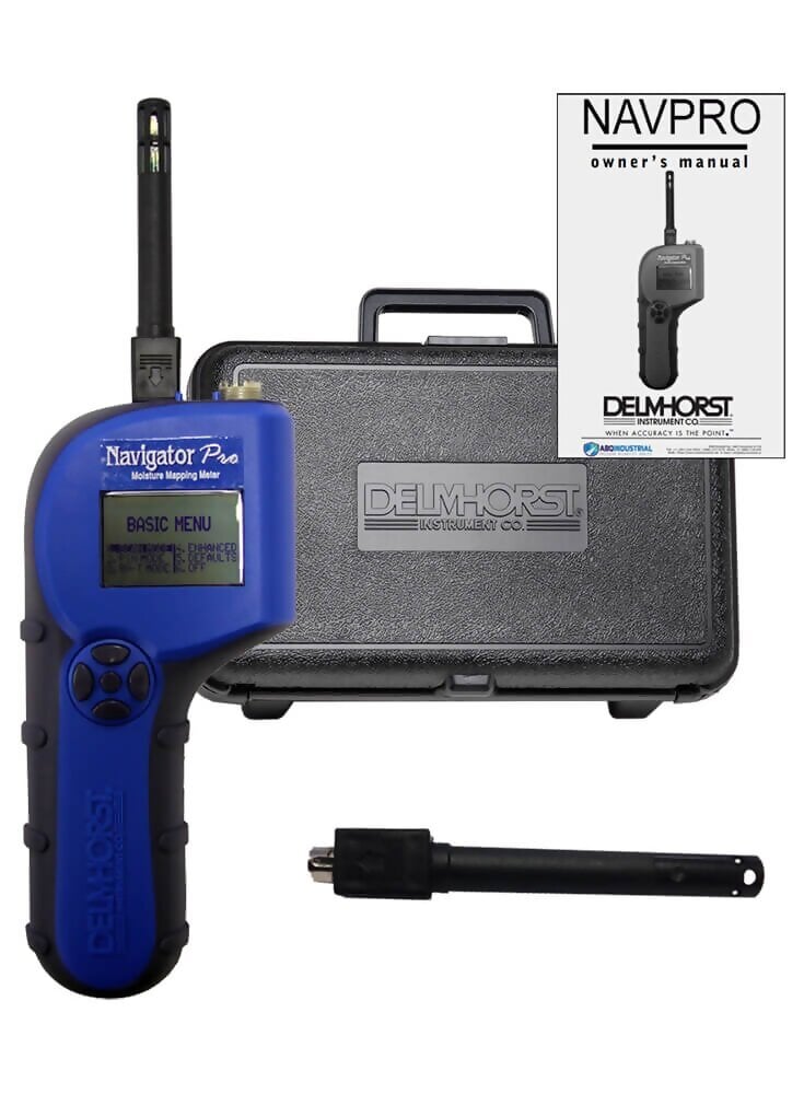 Delmhorst NAVPROW/CS Navigator Pro 3-in-1 Moisture Meter, Individual Meter