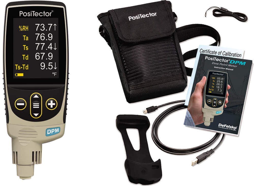 DeFelsko DPMIR3-G Positector DPMIR3 Advanced Dew Point Meter with ...