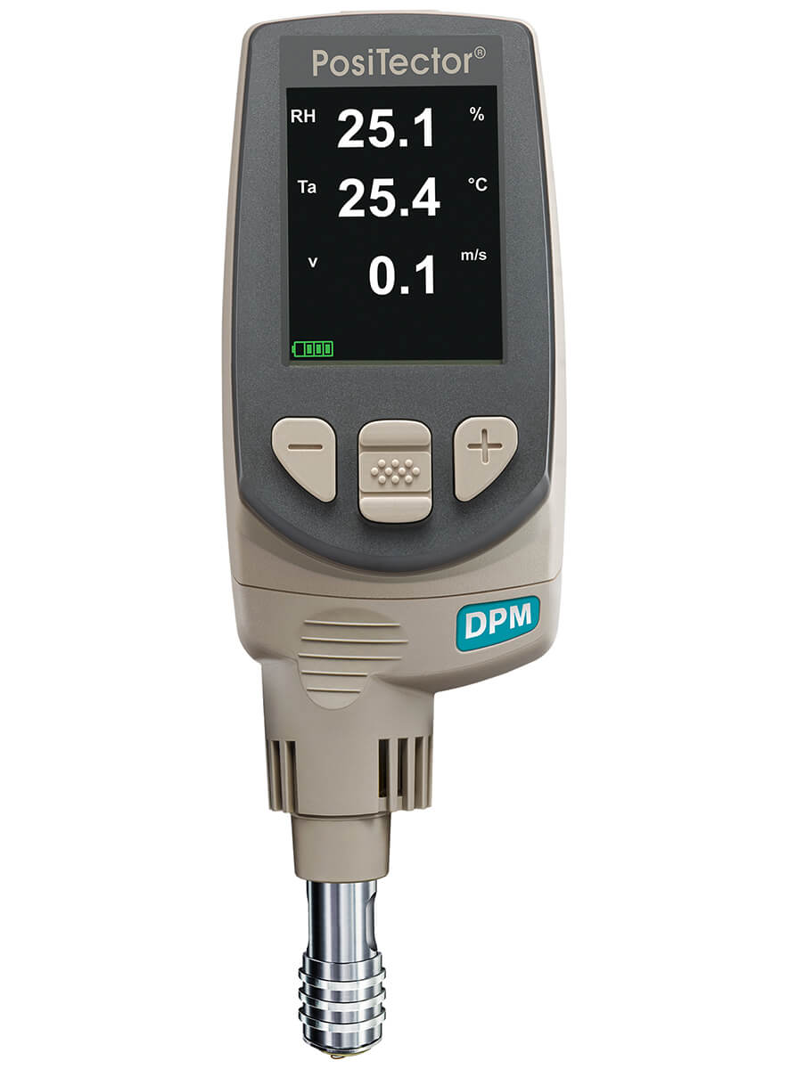 DeFelsko DPM1-E PosiTector DPM1 Standard Dew Point Meter with PRBDPM-C ...