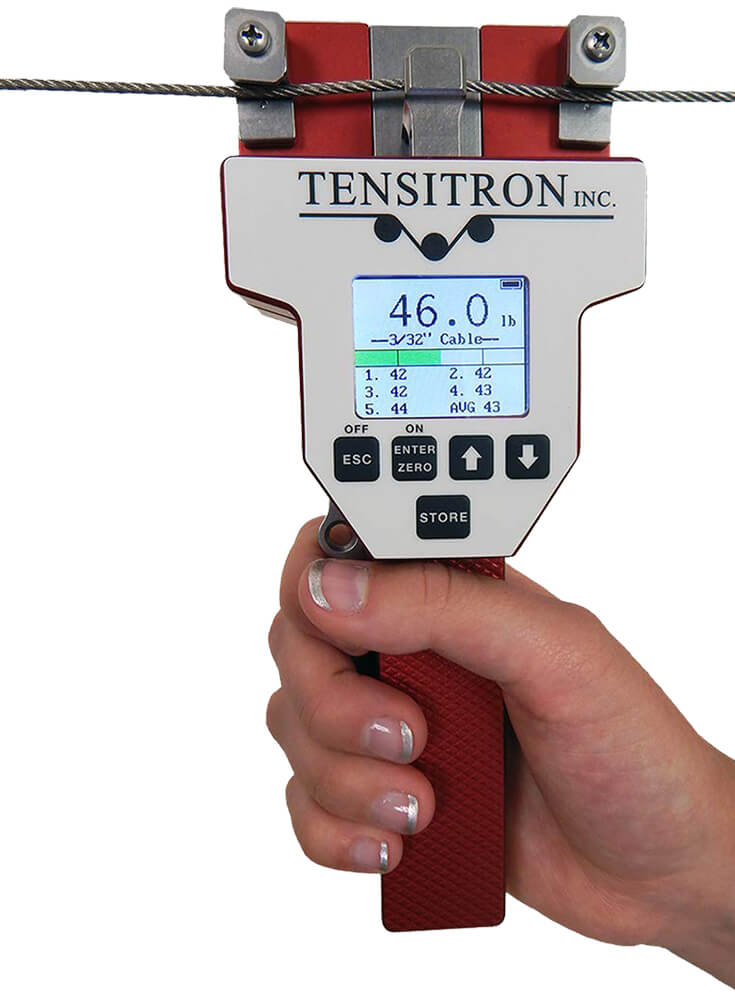 Tensitron ACX-25-1 Digital Aircraft Cable Tension Meter, 0.5-25 lbs ...