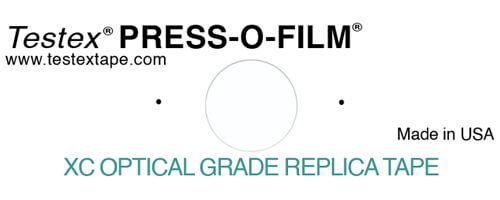 Testex Press-O-Film Replica Tapes Grades X-Coarse Plus Coarse