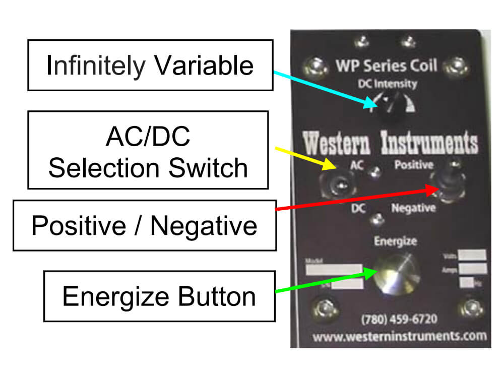 Western Instruments WP-Series Magnetizing / Demagnetization MPI Coils ...